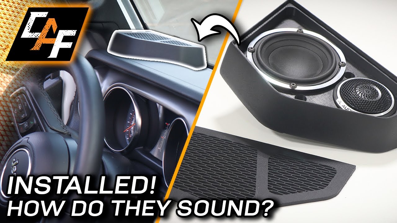 Texture Coating & INSTALL! Making 3D Printed Speaker Pods