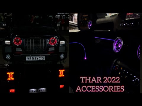Thar 2022 Accessories | Thar Accessories | AC Vents, Headlights ...