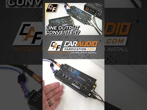 What Is A Line Output Converter? #shorts