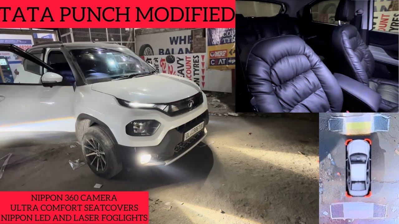 Tata Punch Modified With Nippon 360 Degree Camera | Nippon 9 Pro Ultra ...