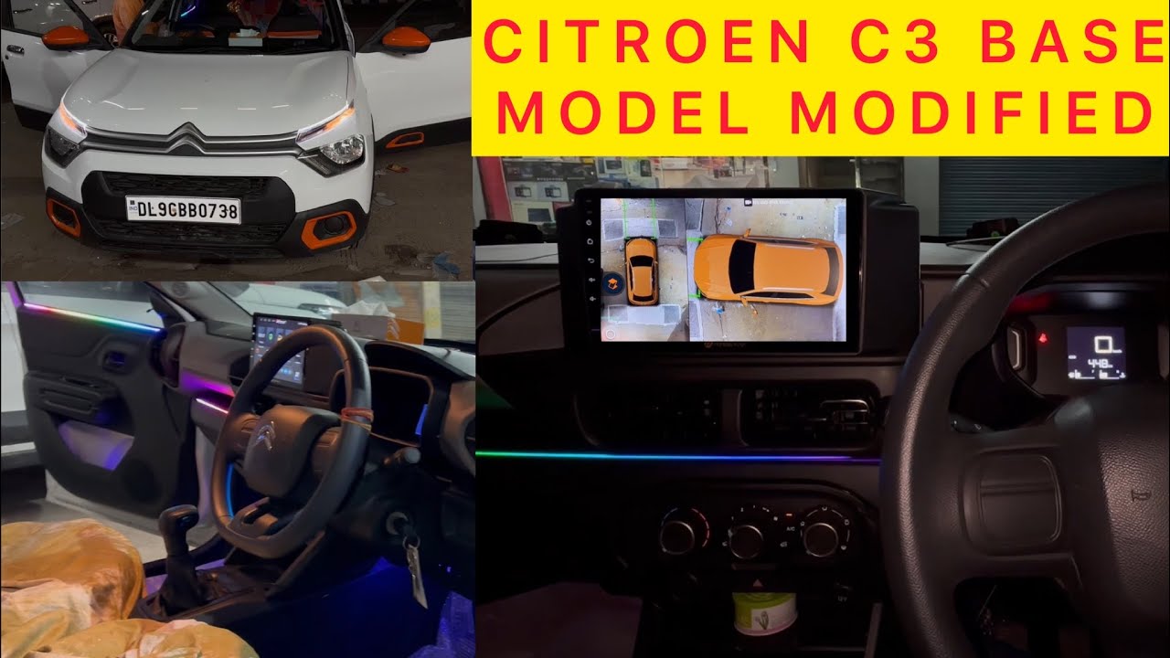 Citroen C3 Base Model Modified | Citroen C3 Ambient Light | Citroen C3 ...