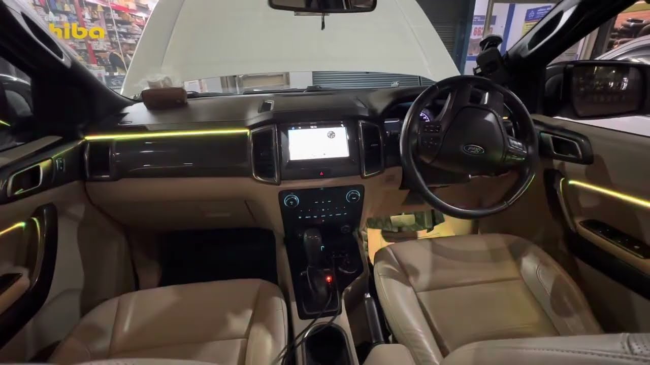 Ford Endeavour Ambient Light Installation Cardi K3 Ambient Light