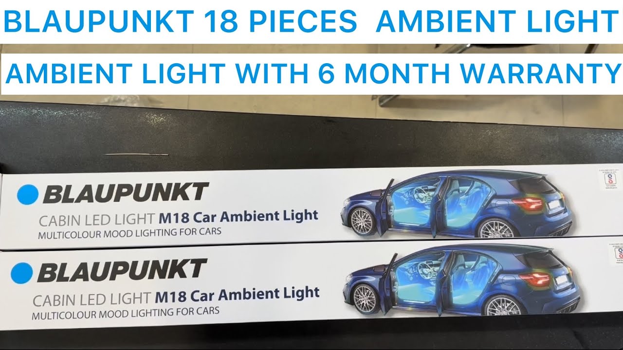 Blaupunkt 18 Pieces Ambient Light For Car