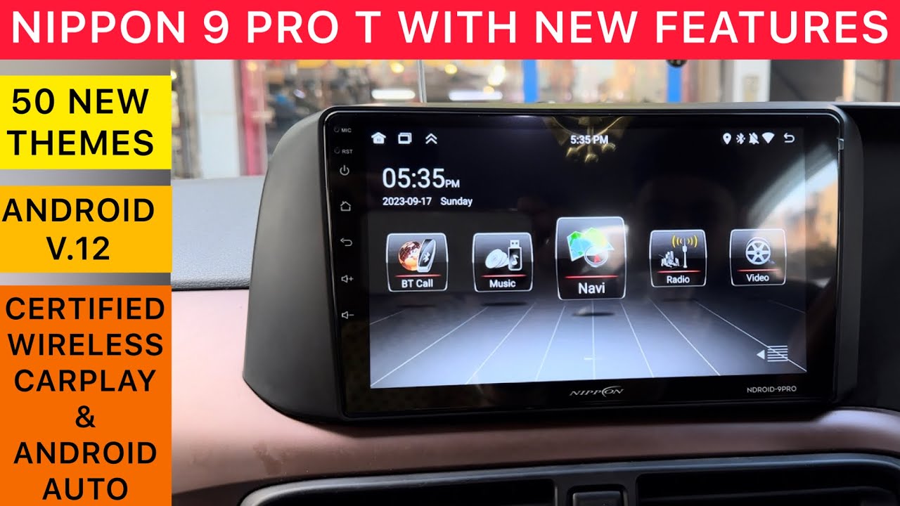 Nippon New Android Stereo 9 PRO T With Certified Wireless Apple Carplay ...