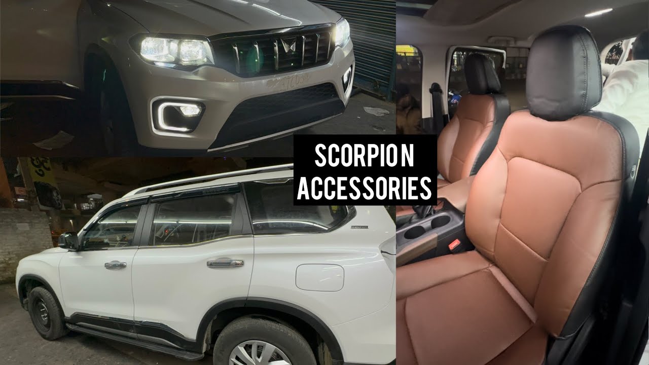 Scorpio N Base Model Modified Mahindra Orignal Accessories At Heavy ...