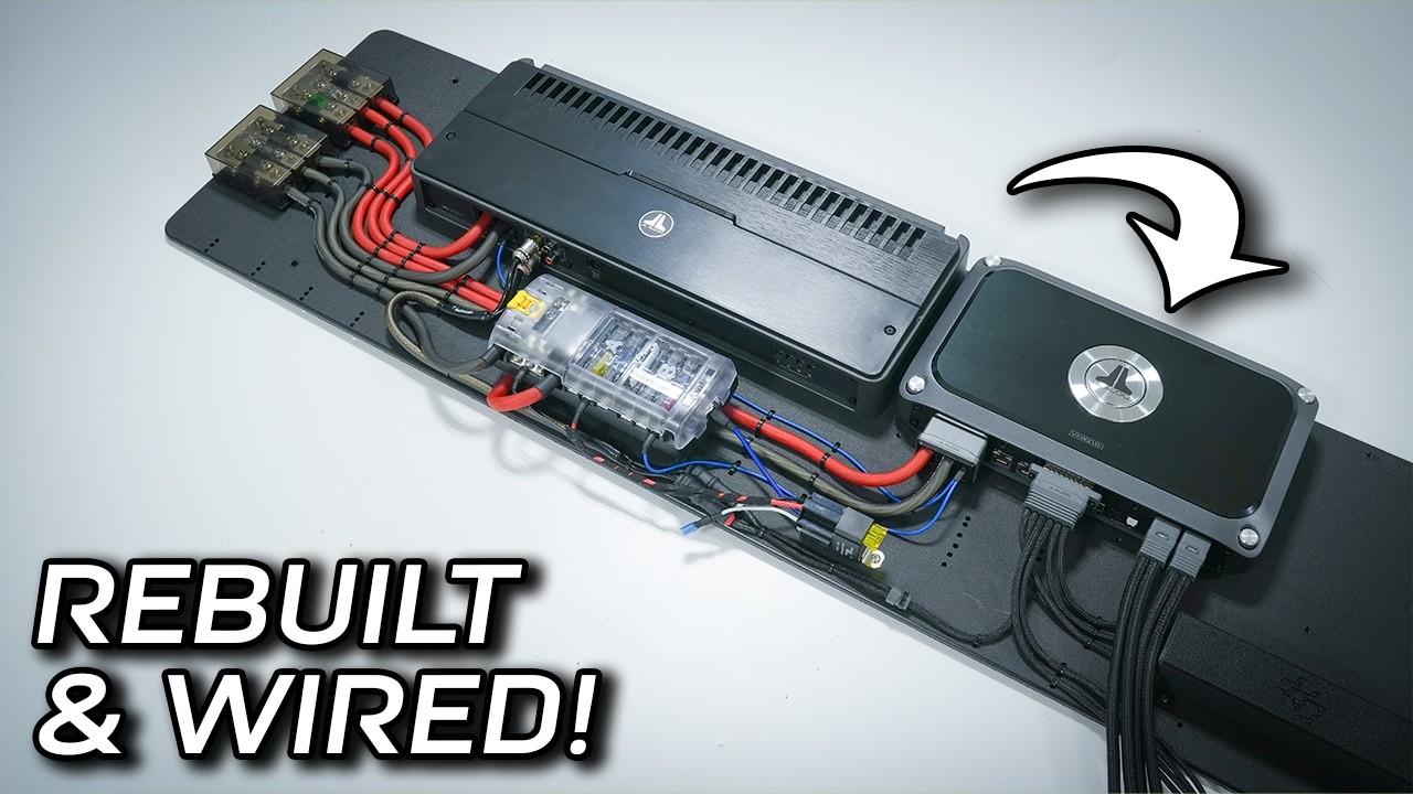 Car Audio Amplifier Rack REBUILD! HOW TO Wire Multiple Amps & Add Fuse ... Car Audio Amplifier Rack REBUILD! HOW TO Wire Multiple Amps & Add Fuse ...