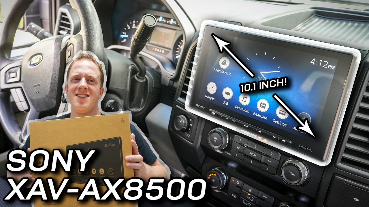 Ultra Adjustable And HUGE! Sony’s 10.1” Floating Screen Head Unit - XAV ...