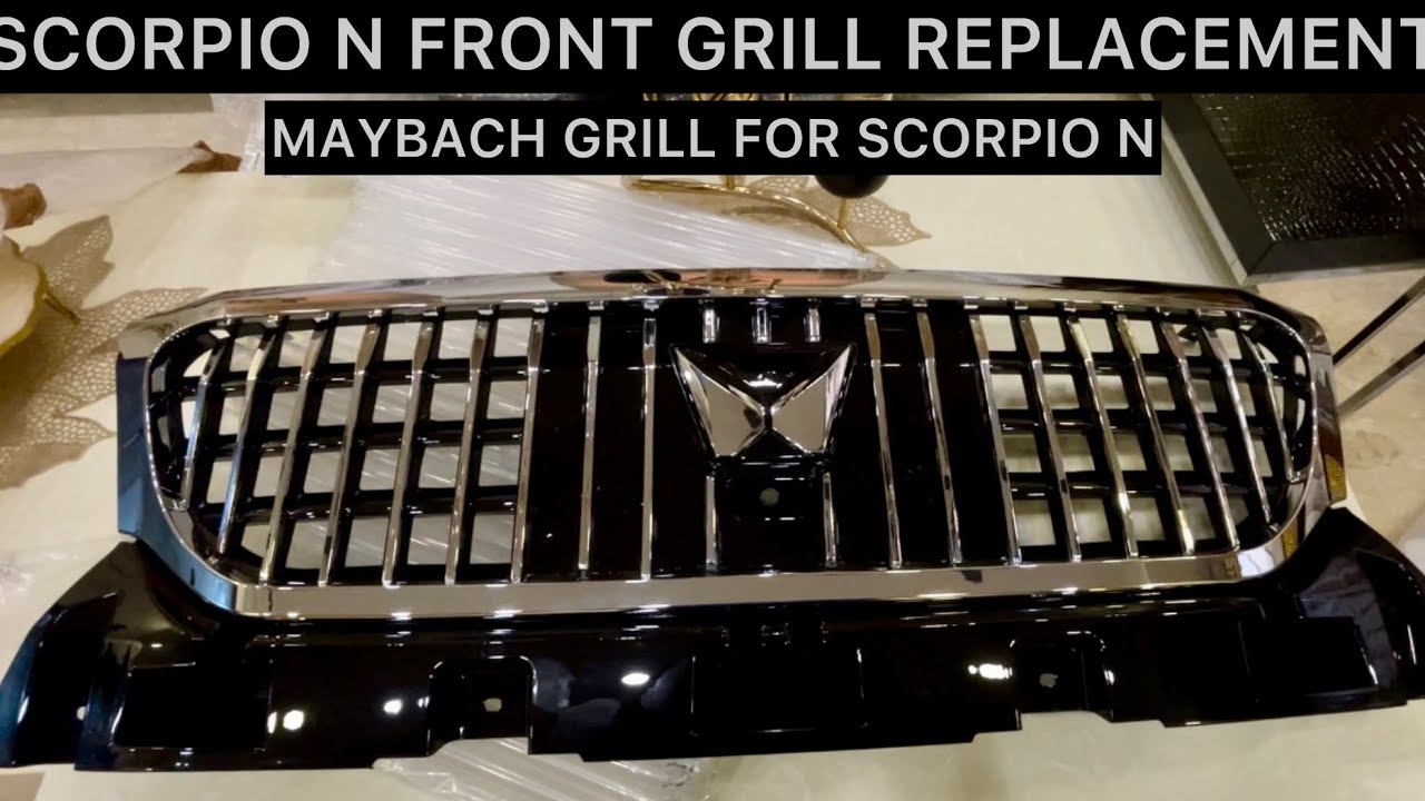 Scorpio N Maybach Grill Replacement | Scorpio N Modified | Scorpio N ...