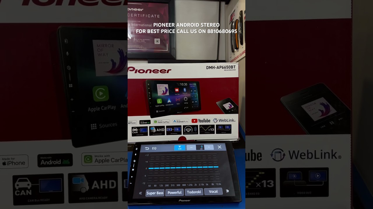 Pioneer Android Stereo DMH-AP6650BT #pioneer #pioneerstereo #6650bt