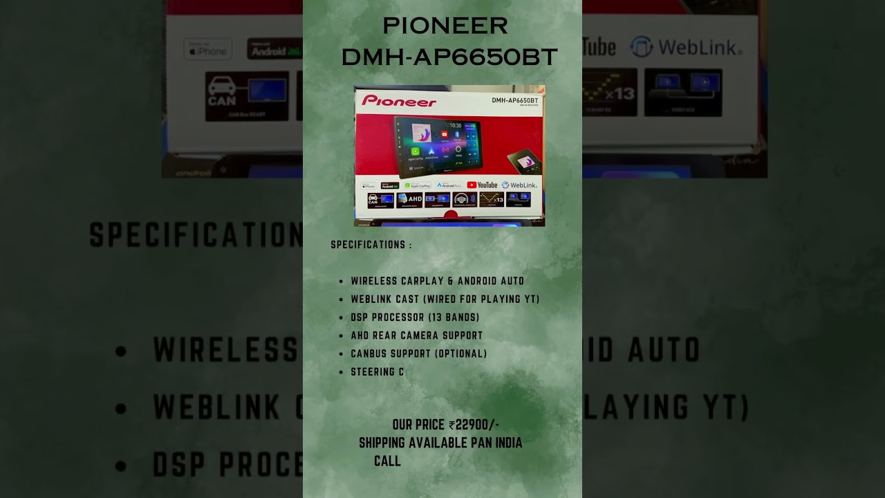 Pioneer DMH AP6650 BT | Pioneer Android Stereo #pioneer #pioneerstereo ...