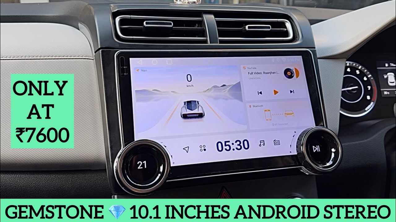 Gemstone 10.1 Inches Android Stereo | Gemstone Android Player QLED 2k ...