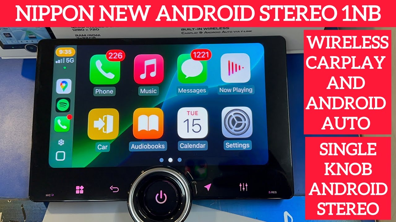 Nippon New Android Stereo | Nippon Single Knob Android Stereo 1NB